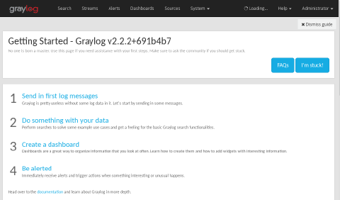 Instalación de Graylog2 desde Appliance